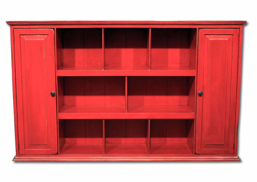 Kane Entertainment Center - Red | Home Furniture Plus Bedding