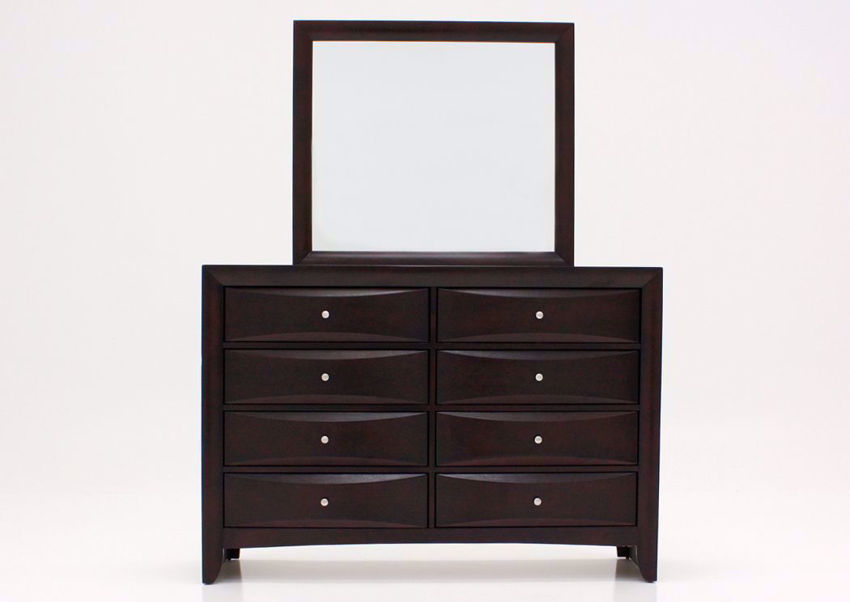 Emily Dresser and Mirror - Brown | Home Furniture Plus Bedding and ...
