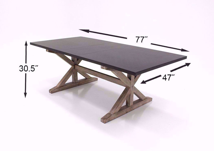 Jefferson 7 Piece Dining Table Set – Brown