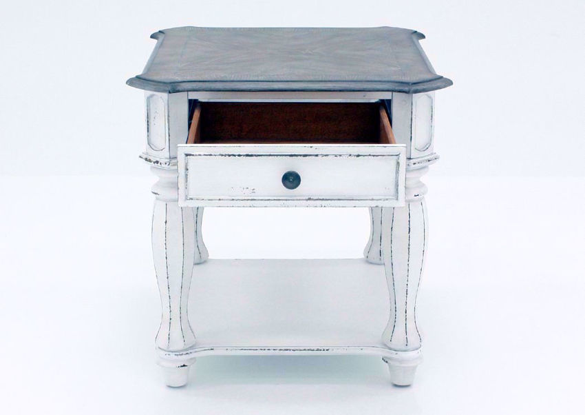 Magnolia Manor End Table – White | Home Furniture Plus Bedding
