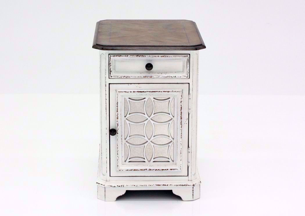 Magnolia Manor Chairside End Table – White | Home Furniture Plus ...
