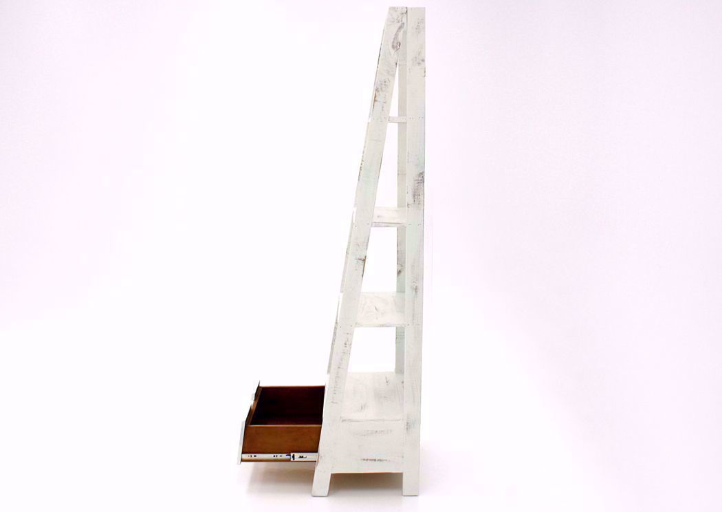 Ladder Bookcase - White | Home Furniture Plus Bedding