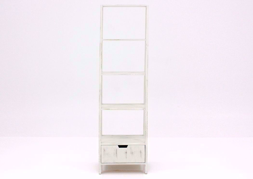 Ladder Bookcase - White | Home Furniture Plus Bedding
