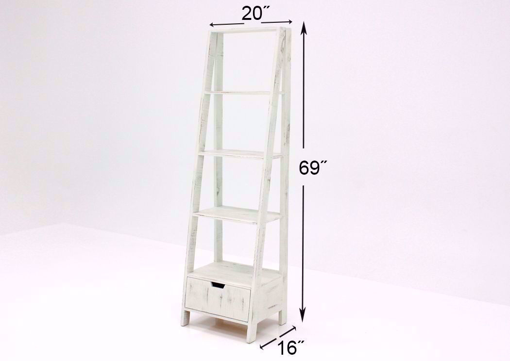 Ladder Bookcase - White | Home Furniture Plus Bedding and Mattress Center