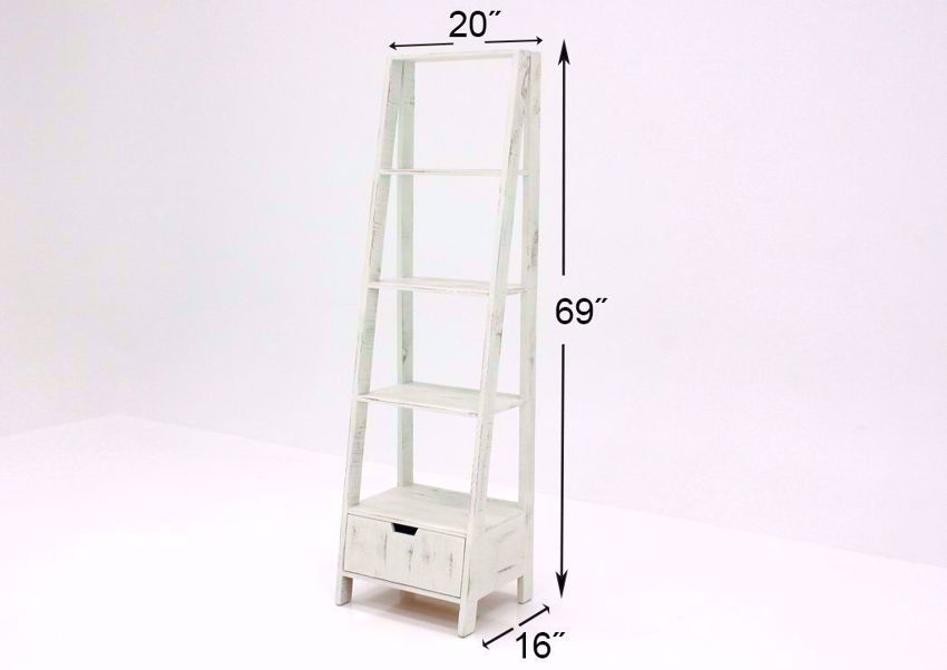 Ladder Bookcase - White | Home Furniture Plus Bedding