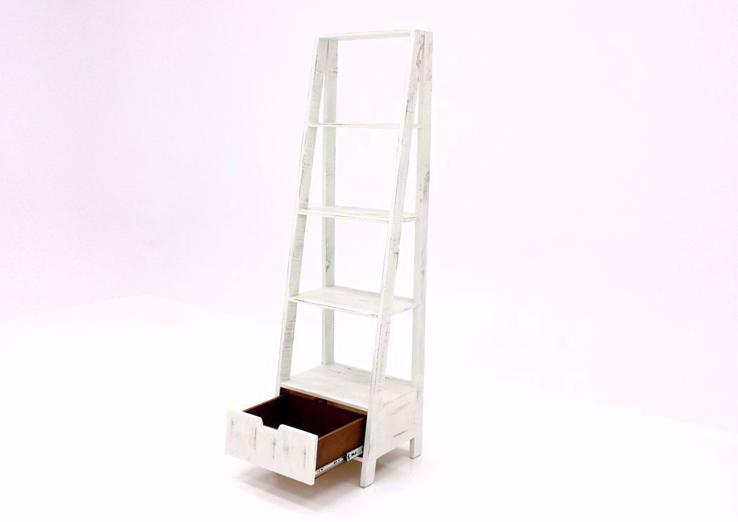 Ladder Bookcase - White | Home Furniture Plus Bedding and Mattress Center