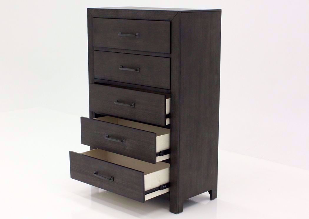 Shelby Chest of Drawers - Dark Brown