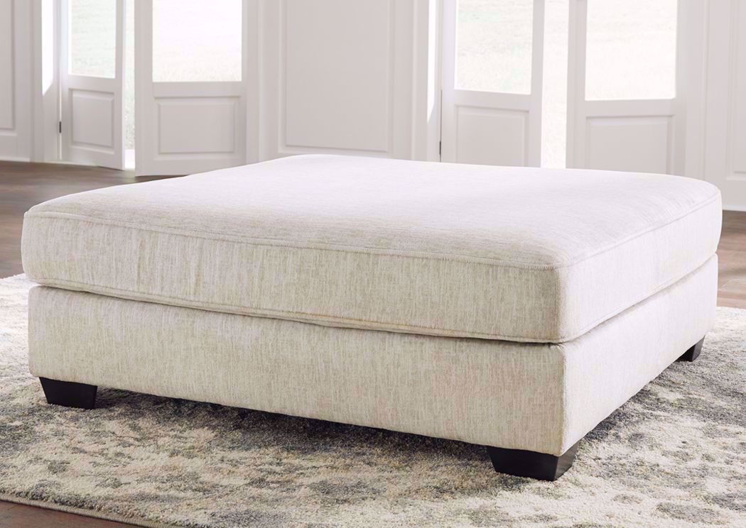 Rawcliffe Accent Ottoman - Off White | Home Furniture Plus Bedding and ...