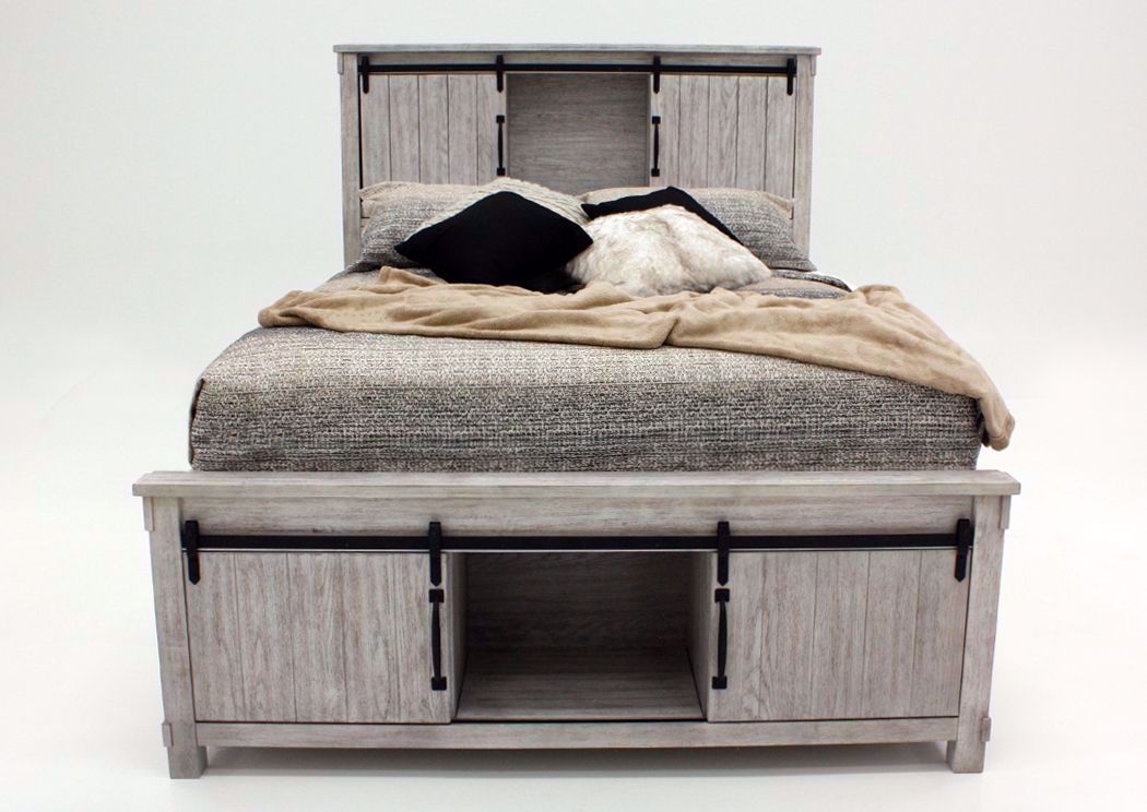Scott King Size Storage Bed - White | Home Furniture Plus Bedding and ...