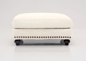 Rawcliffe Accent Ottoman - Off White | Home Furniture Plus Bedding