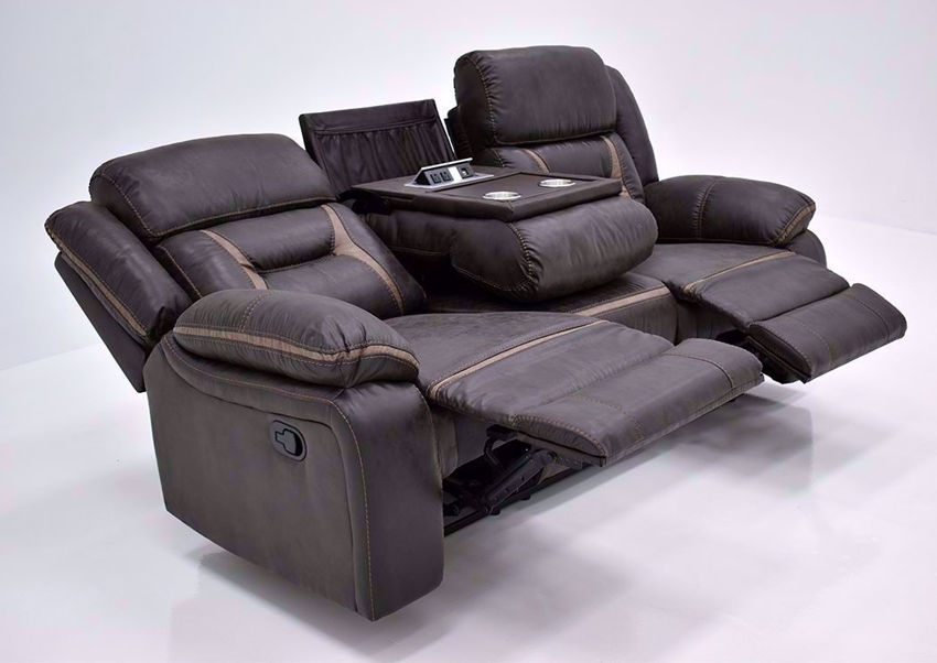 Acropolis Reclining Sofa - Brown