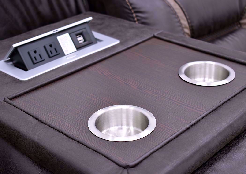 Acropolis Reclining Sofa - Brown