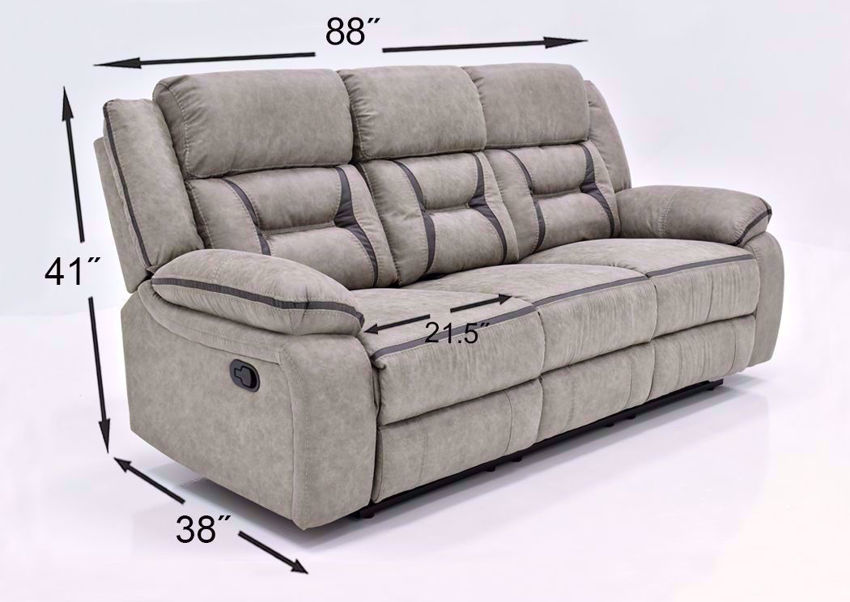 Acropolis Reclining Sofa – Taupe | Home Furniture Plus Bedding and ...