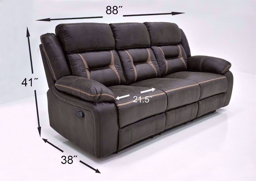 Acropolis Reclining Sofa Set - Brown