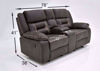 Acropolis Reclining Sofa Set - Brown