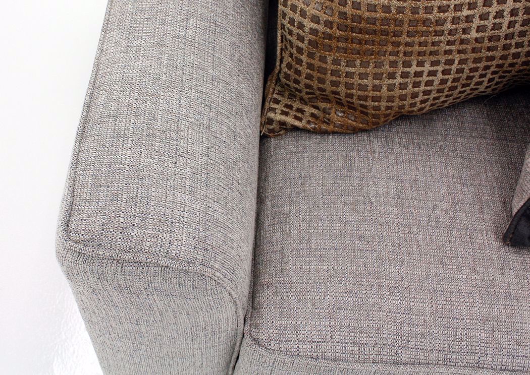 Dante Sectional Sofa With Chaise - Brown Tweed | Home Furniture Plus ...