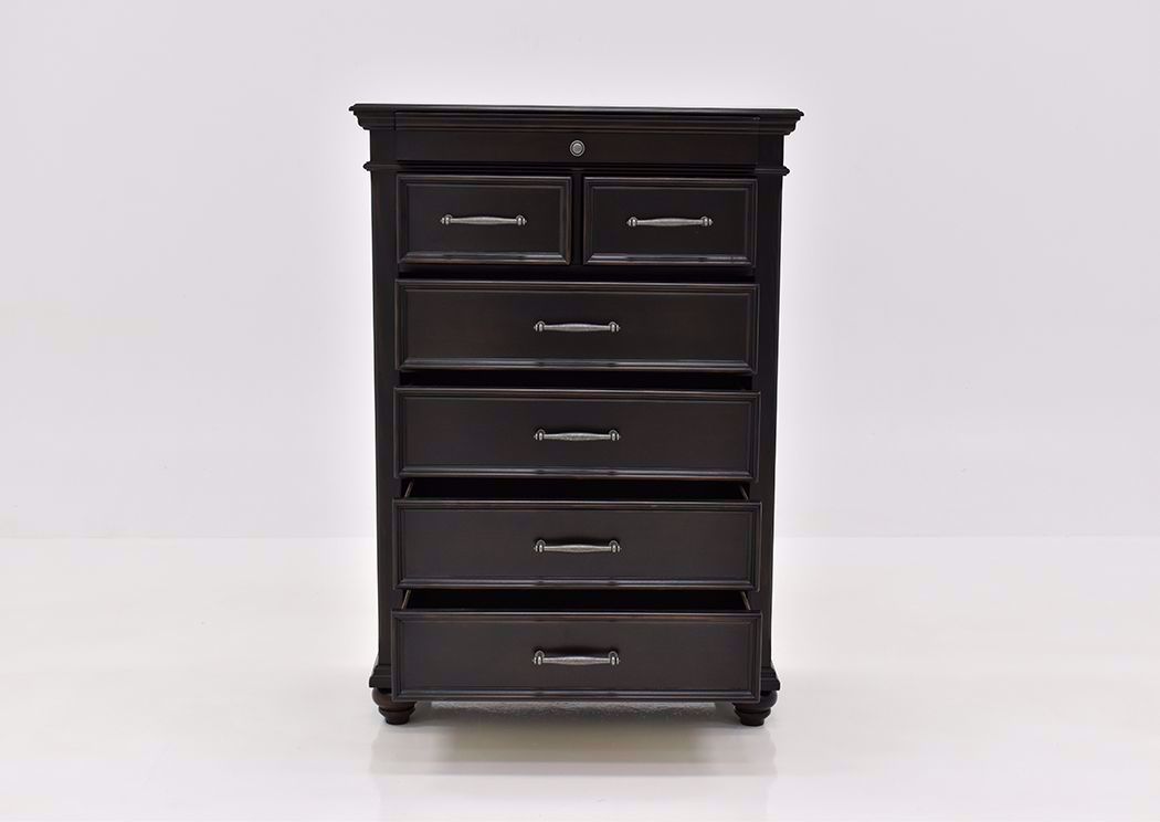 Brynhurst Chest of Drawers - Dark Brown | Home Furniture Plus Bedding ...