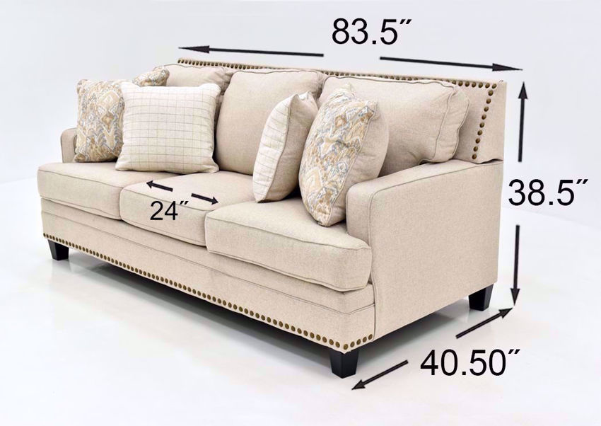 Claredon Sofa Set - Beige | Home Furniture Plus Bedding and Mattress Center