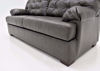 Soft Touch Leather Sofa - Gray
