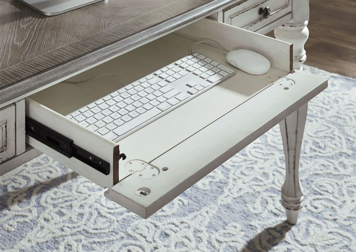 Magnolia Manor Writing Desk - White | Home Furniture Plus Bedding and ...