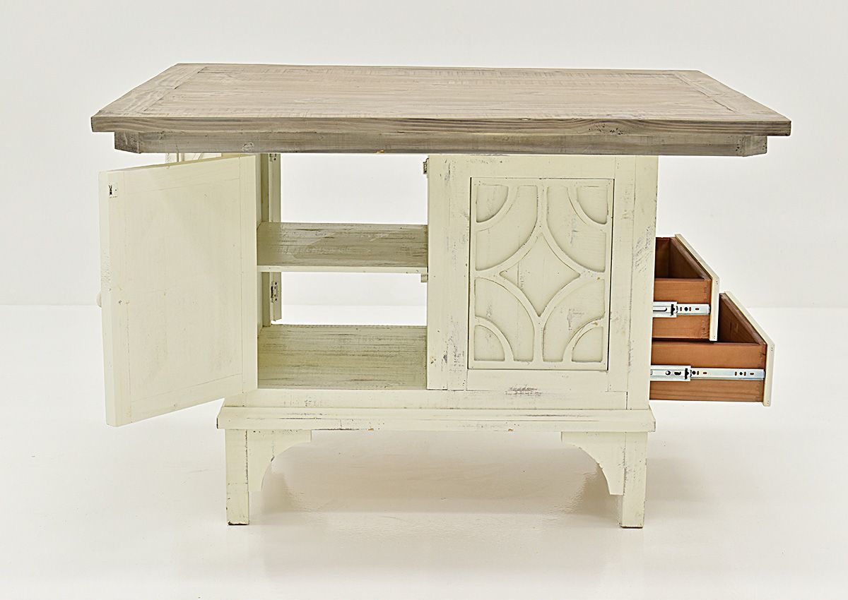 Westgate 7 Piece Pub Dining Table Set - White with Backless Stools ...