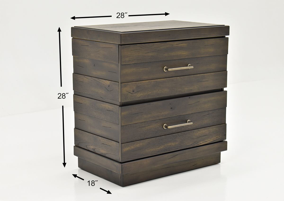 Edison Nightstand - Dark Brown | Home Furniture Plus Bedding and ...