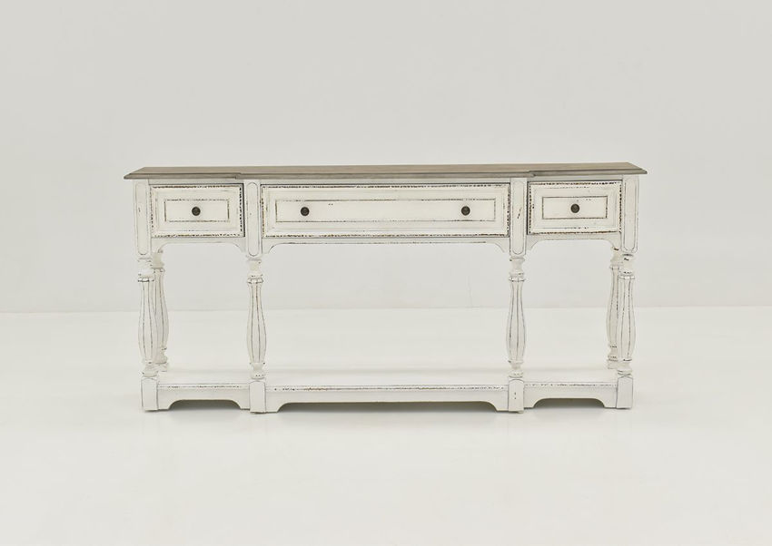 Magnolia Manor 72 Inch Console Table - White | Home Furniture Plus Bedding