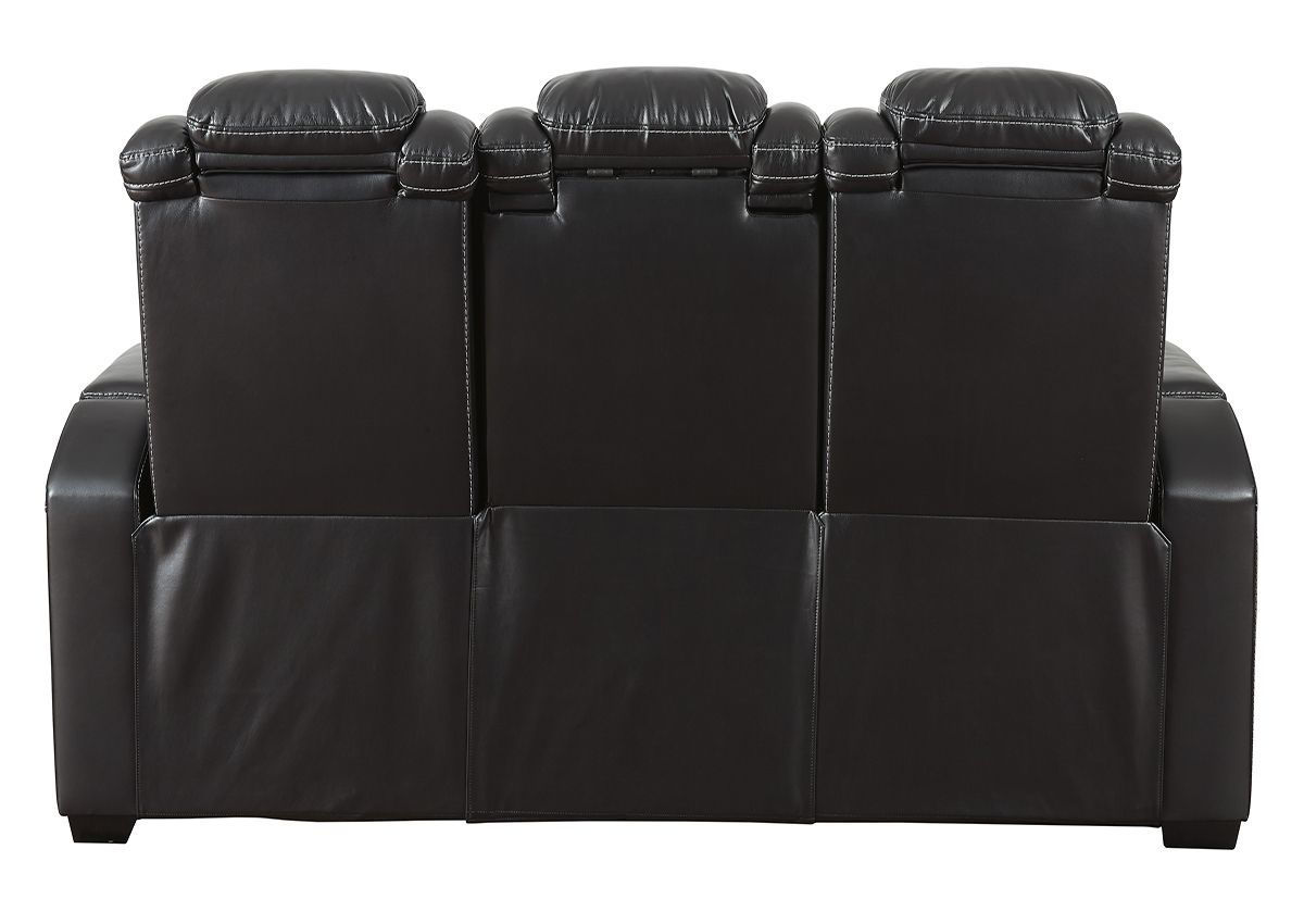 Party Time POWER Reclining Sofa - Midnight Black | Home Furniture Plus ...