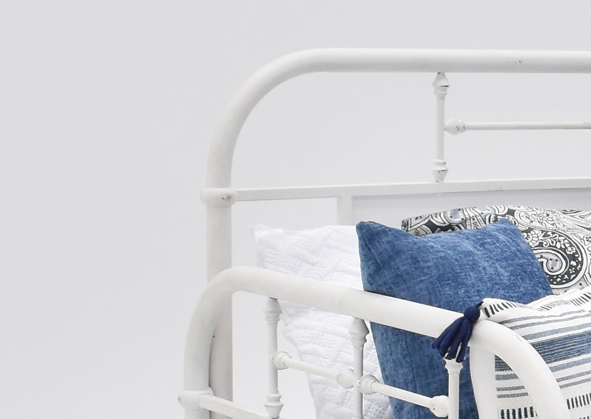 Vintage Metal Daybed - White | Home Furniture Plus Bedding and Mattress ...