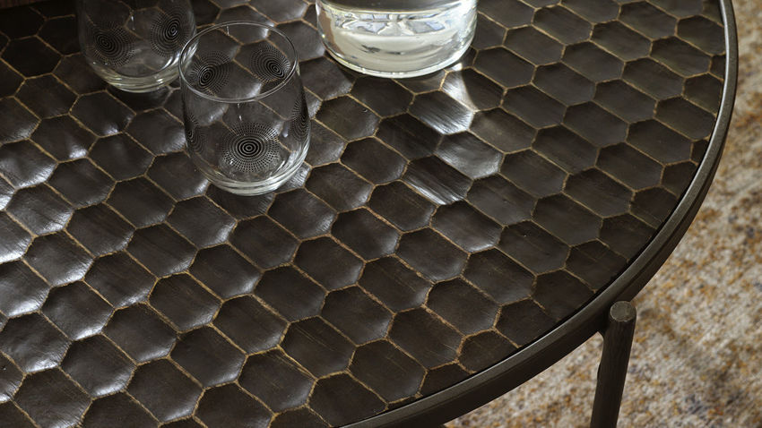 Doraley Round Coffee Table - Brown | Home Furniture Plus Bedding and ...