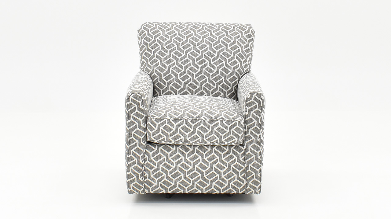 Cutler Swivel Chair - Gray | Home Furniture Plus Bedding