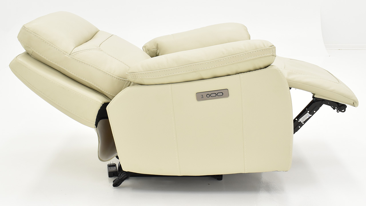 Dove POWER Recliner - Off White | Home Furniture Plus Bedding and ...