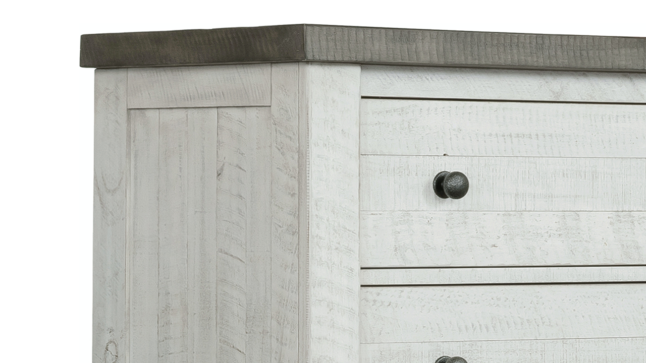 Valley Ridge Chest of Drawers – Off White with Gray | Home Furniture ...