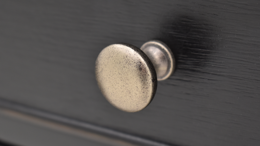 Raven 3 Door Console Media Cabinet - Black | Home Furniture Plus ...