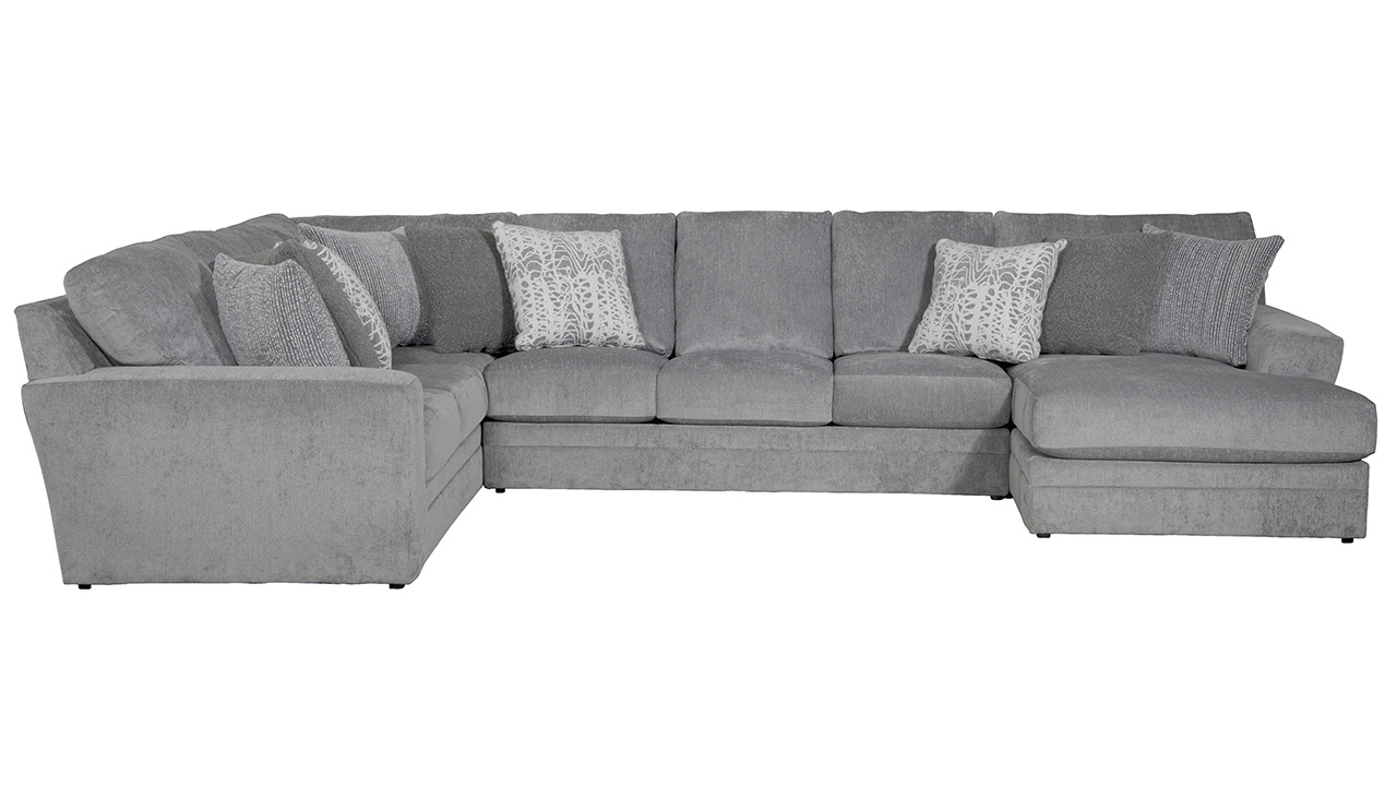 Glacier Sectional Sofa - Gray
