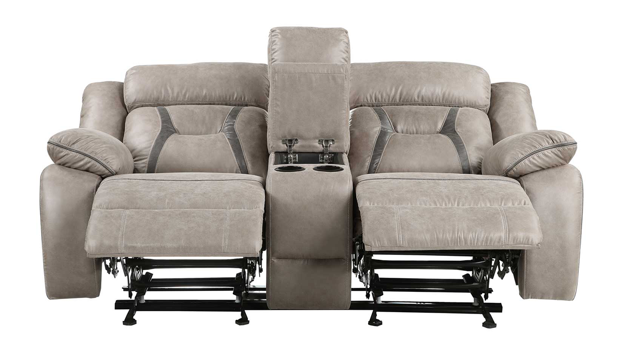 Tyson Reclining Loveseat - Taupe | Home Furniture Plus Bedding and ...
