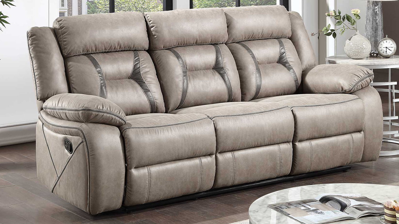 Tyson Reclining Sofa - Taupe | Home Furniture Plus Bedding and Mattress Center