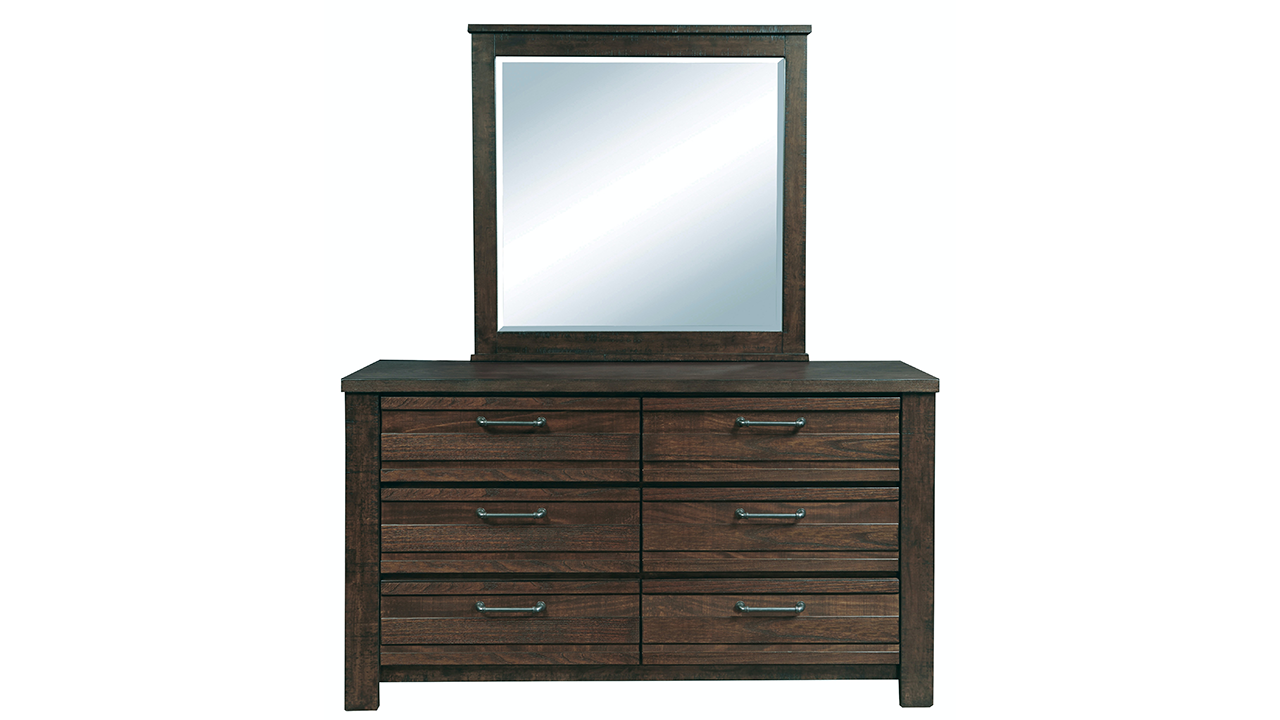 Ruff Hewn Queen Bedroom Set - Brown | Home Furniture Plus Bedding and ...