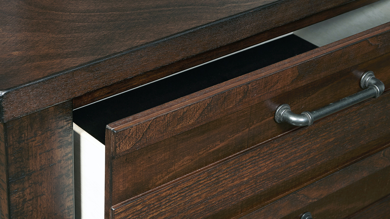 Ruff Hewn Queen Bedroom Set - Brown | Home Furniture Plus Bedding and ...