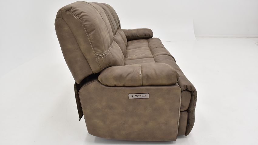 Cowboy Power Reclining Sofa - Brown | Home Furniture Plus Bedding and ...